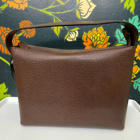 Gucci | Bags | Gucci Vintage Leather One Handle Handbag Pouch | Poshmark